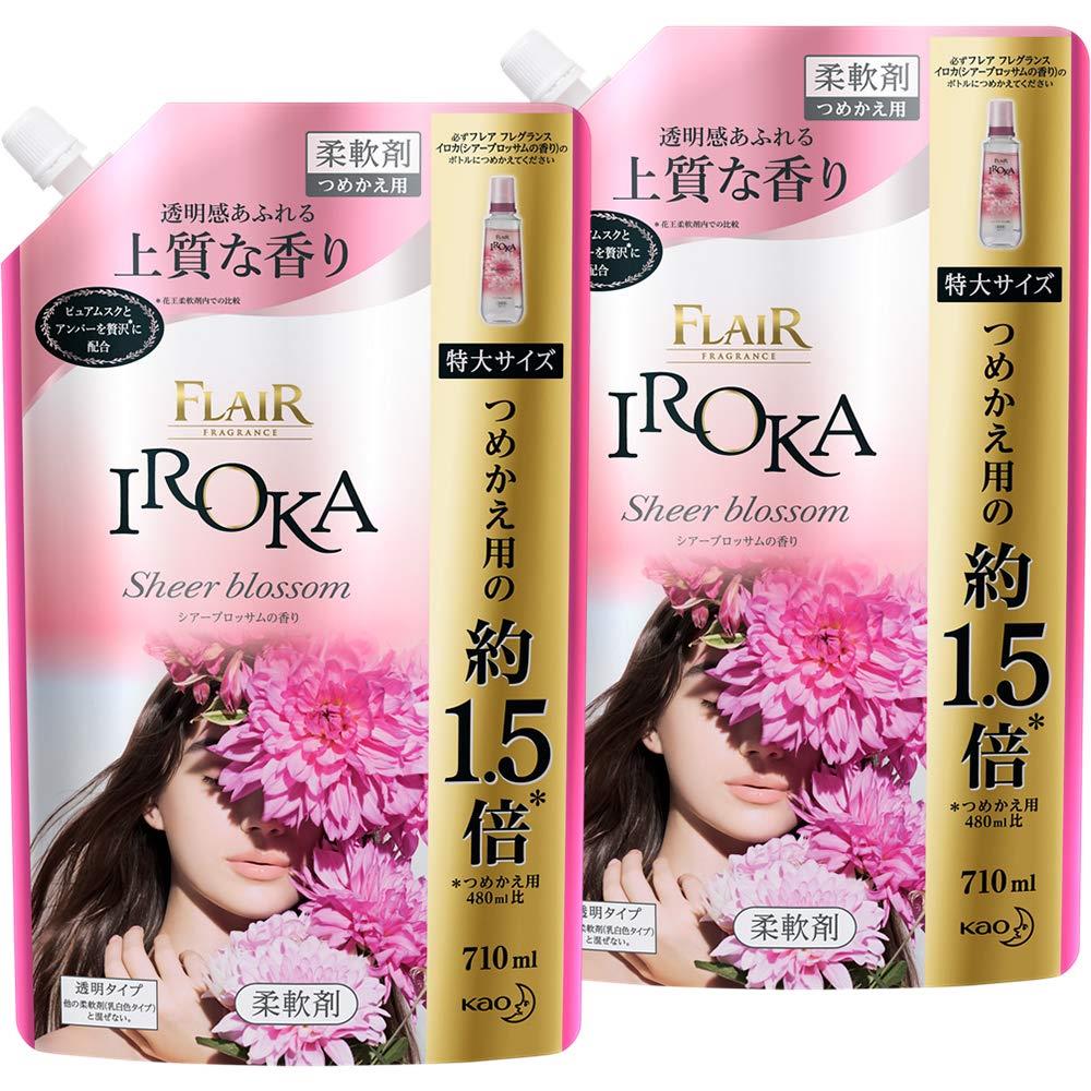 【楽天市場】フレアフレグランス 【まとめ買い】 柔軟剤 IROKA(イロカ) シアーブロッサムの香り 詰め替え 710ml*2個：morro