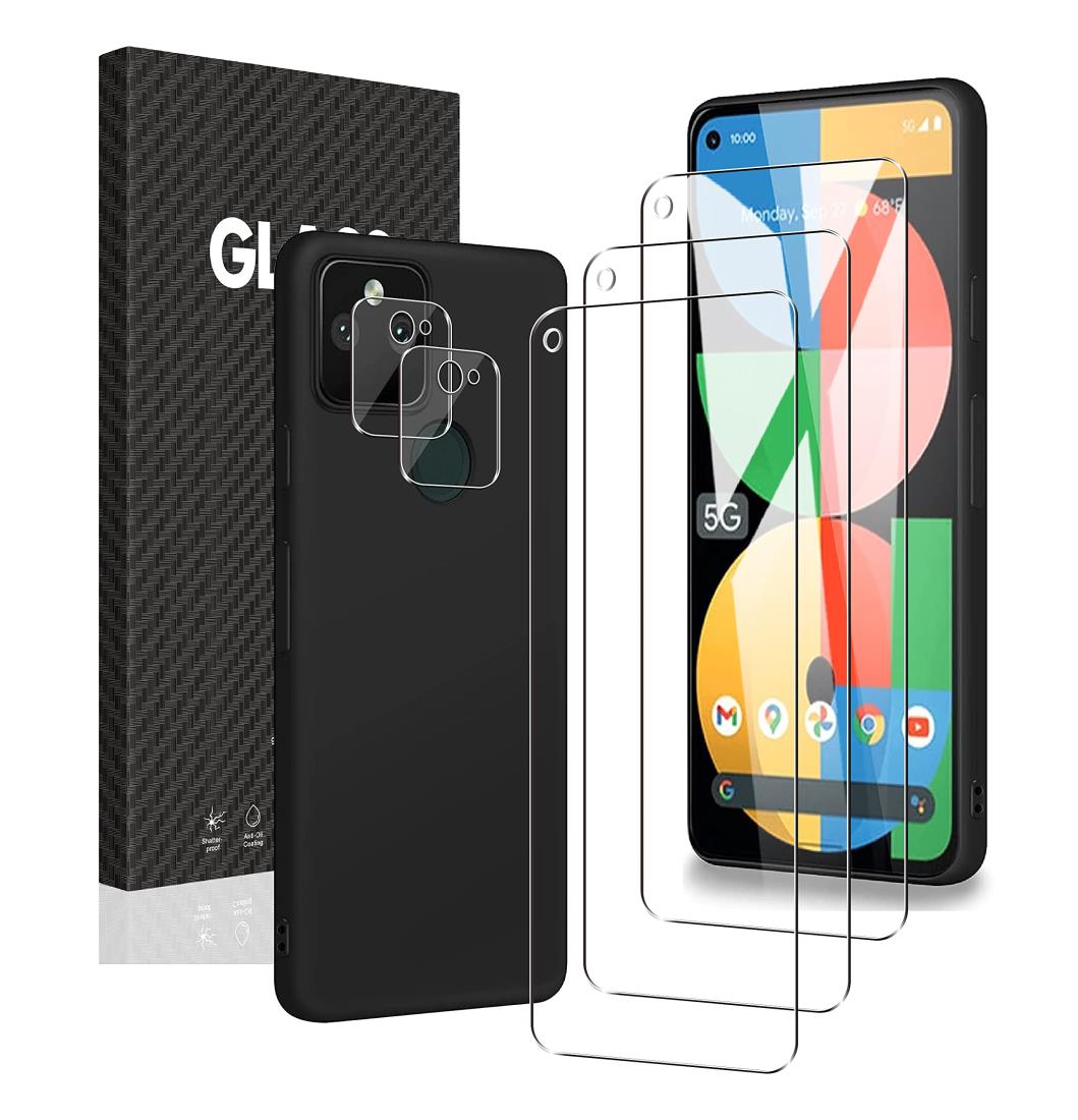 【楽天市場】seninhi [3+2パック] Seninhi Google Pixel 5a 5G用 強化ガラス [スクリーンプロテクターX3 ...