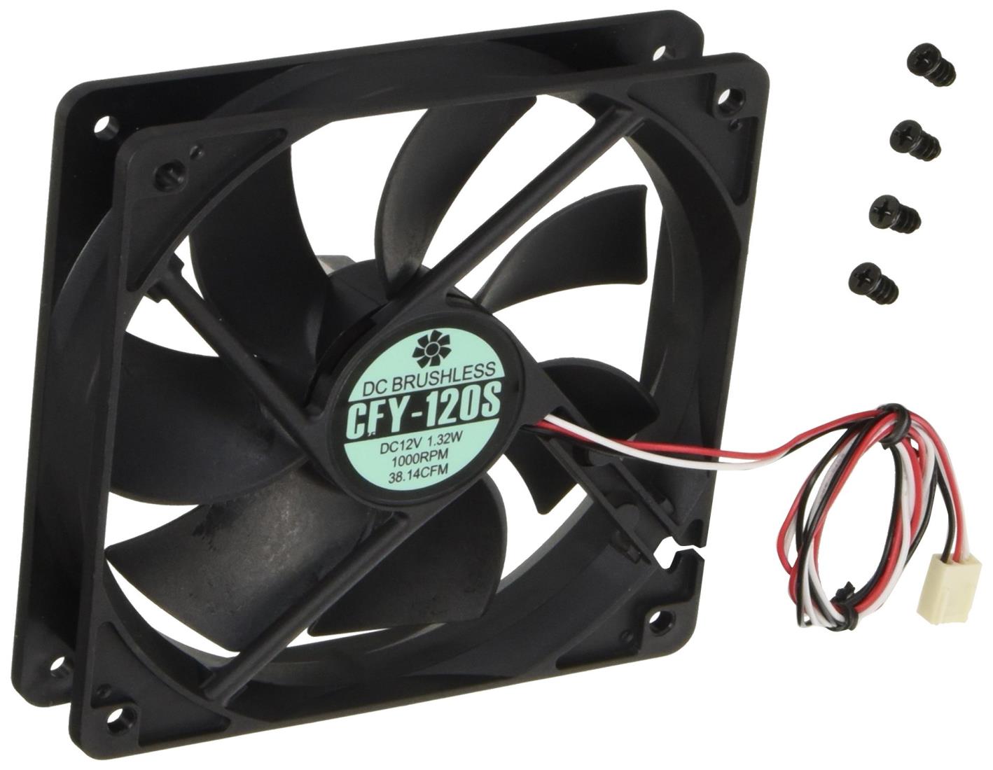 【楽天市場】アイネックス ケース用ファン120mm 静音タイプ CFY-120S：morushop楽天市場店