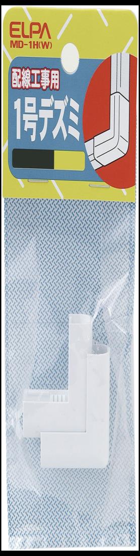【楽天市場】エルパ (ELPA) 1号デズミ 配線隠し 配線カバー 角 コーナー用 2個入 ホワイト MD-1H(W)：morushop楽天市場店