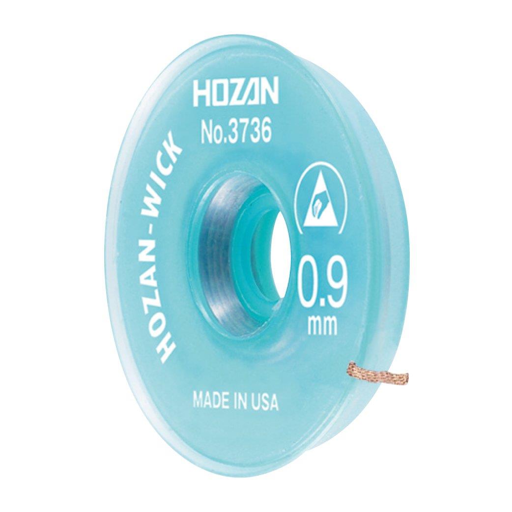 【楽天市場】ホーザン(HOZAN) ハンダ吸取線 ウィック ソルダーブレイド 線幅0.9mm 全長3m NO.3736：morushop楽天市場店