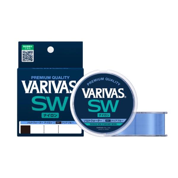 【楽天市場】バリバス(VARIVAS) VARIVAS SW(ソルトウォーター) ナイロン 100m クリアブルー 4LB：morushop楽天市場店