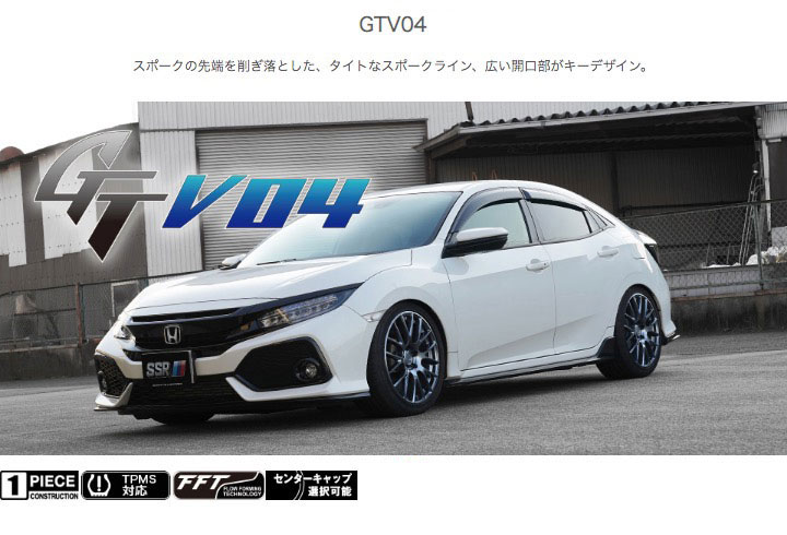【楽天市場】SSR GTV04 ジーティーブイゼロフォー 18インチ 7.5J 48/40 5-100 メタリックグレー ホイール1本 | ラフメッシュ スポーク スポーツ ストリート ガン ...