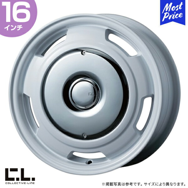 【楽天市場】TAS COLLECTIVE-LINE ラテ 16インチ 6.5J +42 5-108 ホワイト/クローム ホイール 単品 1本 ...