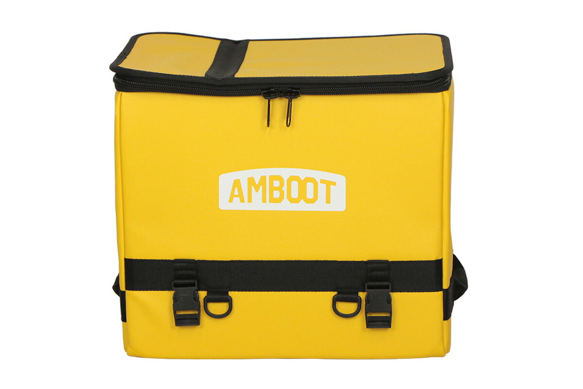 【楽天市場】AMBOOT リヤボックス AB-RB01（イエロー） AB-RB01-YE：バイクパーツ MotoJam 楽天市場店