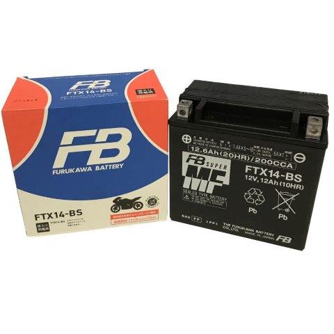 【楽天市場】古河電池 古河バッテリー フルカワバッテリー FB 制御弁式 (VRLA) バッテリー FTシリーズ FTX14-BS：MOTO ...