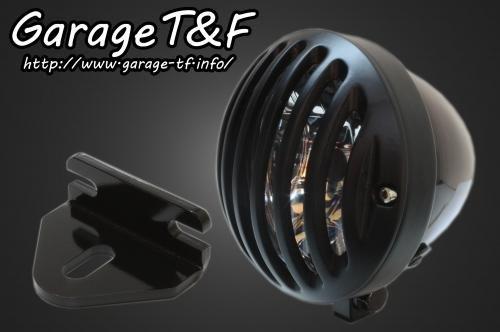 【楽天市場】Garage T&F ガレージ ティーアンドエフ 250TR 4.5インチバードゲージヘッドライト(ブラック/ブラック)&ライトステー(タイプE)KIT 250TRHL27 ...