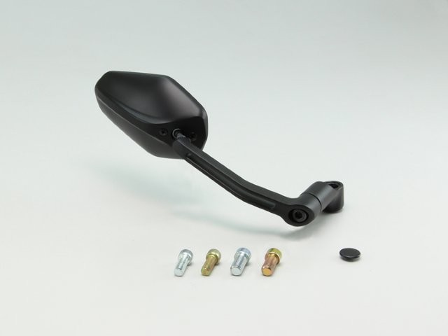 【楽天市場】【抽選で最大100％ポイントバック】 HARRICANE ハリケーン オクタゴンミラー オフセットアーム 1ケ入 取付ネジ M10正逆 M8正逆 ブラック HA6227B-01 ...