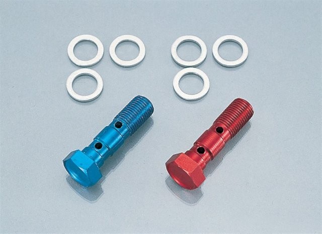 【楽天市場】KITACO キタコ STDアルミバンジョーボルト アオ ダブル/P1.00 771-0500610：MOTO-OCC 楽天市場店