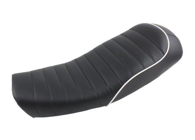 【楽天市場】POSH Faith ポッシュ フェイス カフェ・スリーシートロールタイプ（ノーマルタンク用） 白パイピング SR400/500 ...