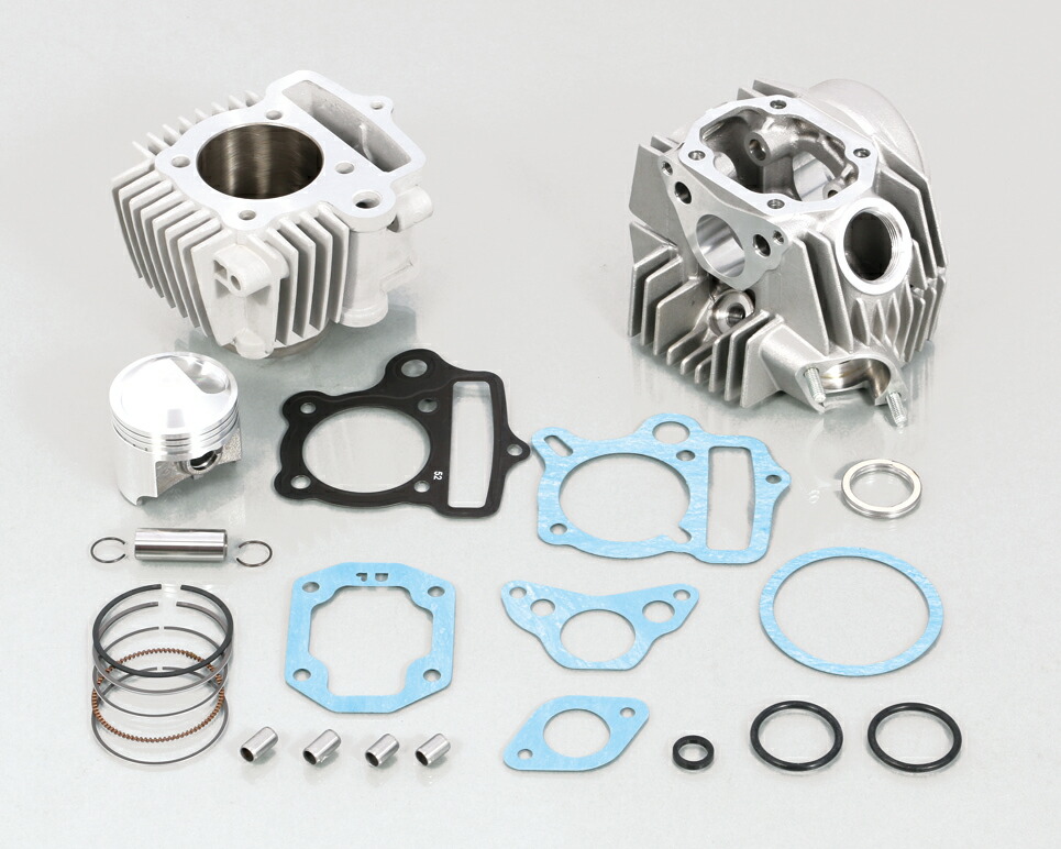 【楽天市場】KITACO キタコ バイク用 88cc STD-タイプ2 ボアアップKIT 88cc/アルミ硬質メッキシリンダー モンキー ...