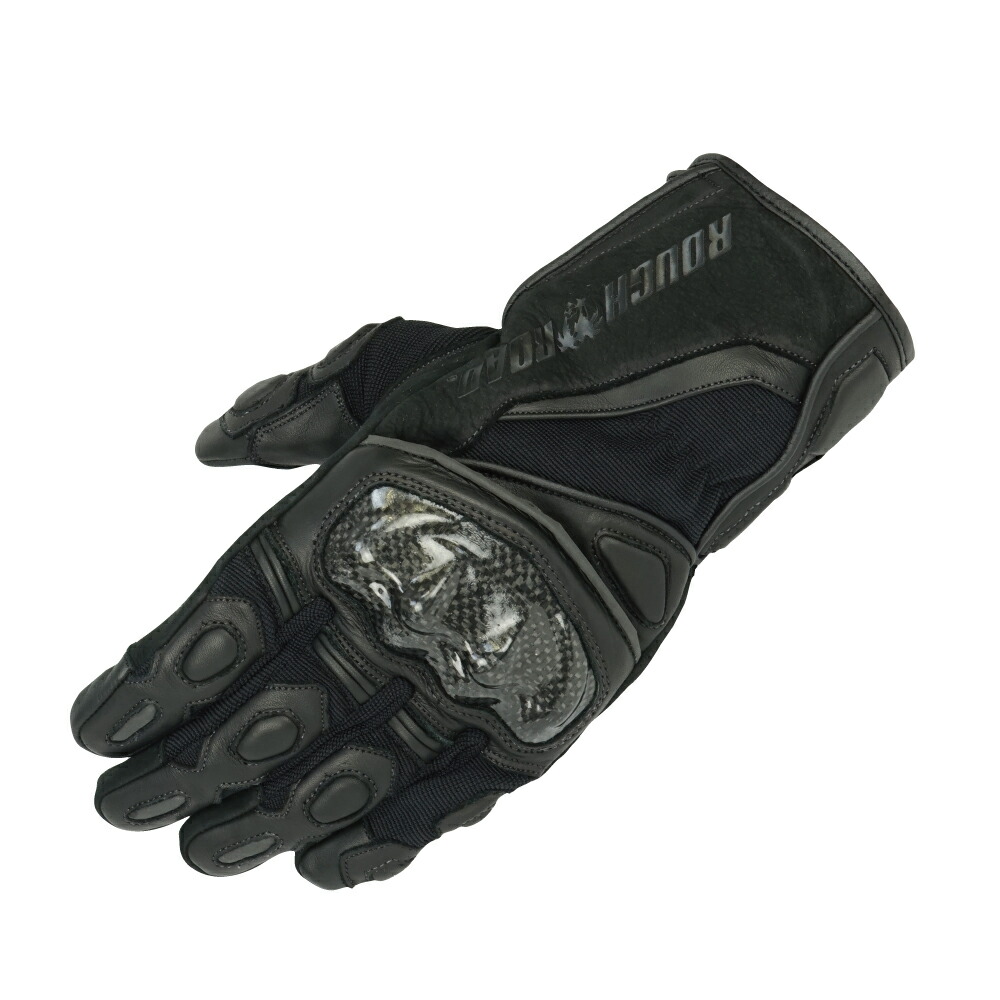 【楽天市場】【25日限定！クーポン配布！】 ROUGH&ROAD (ラフ&ロード) バイク用 ウインターグローブ RR8648 プロテクションツアラーウインターグローブ オールブラック XL ...