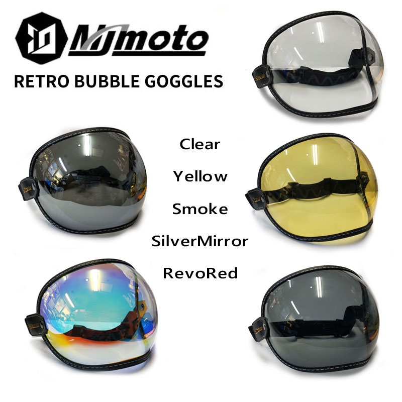 【楽天市場】RETRO BUBBLE GOGGLES レトロバブルゴーグル シールド バブルレンズ｜5カラー｜ゴムバンド：MOTOBLUEZ ...
