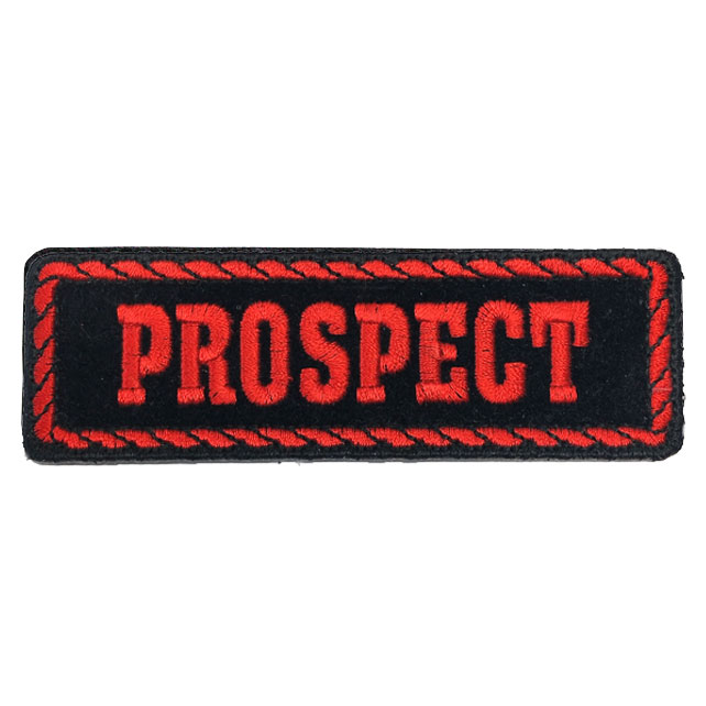 【楽天市場】【HotLeathers】MC役職パッチ 《PROSPECT/見習い》 刺繍パッチ 4インチ ワッペン：MOTOBLUEZ（モトブルーズ）