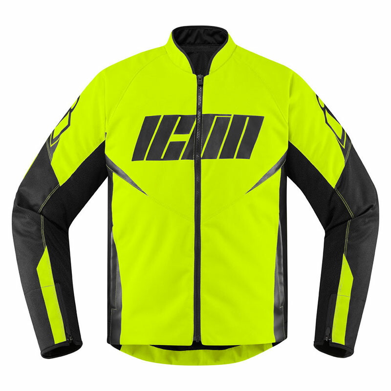 【楽天市場】ICON メンズ Hooligan ジャケット Hi-Viz：モトパーツ 楽天市場店