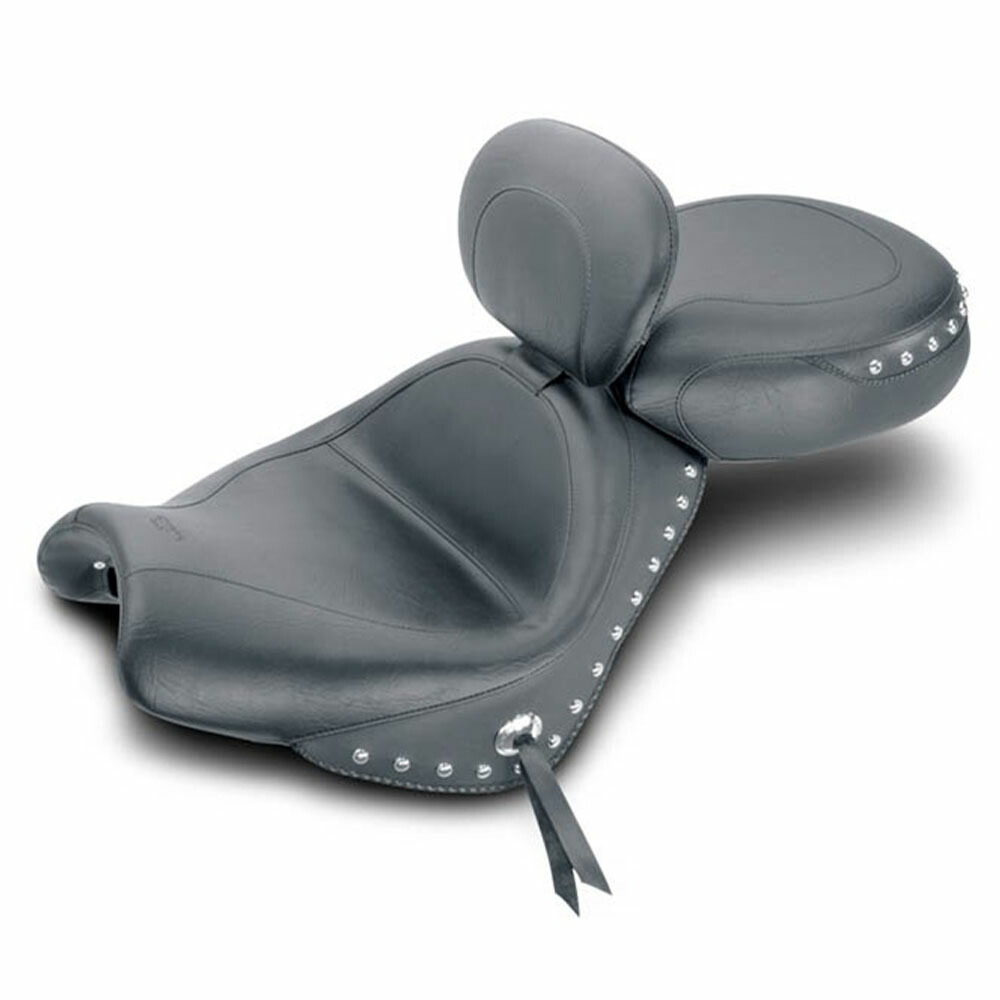 【楽天市場】MUSTANG ワイドツーリングシート With Driver Backrest （Studded） GL1500 ...