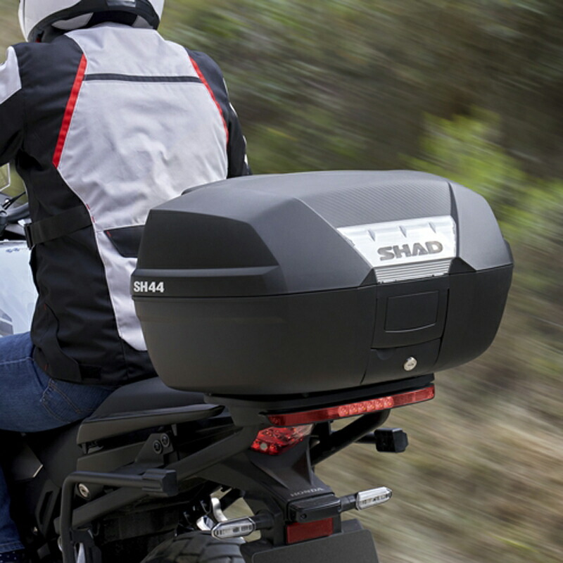 【楽天市場】SHAD SH44 トップケース 44L (無塗装ブラック)：モトパーツ 楽天市場店