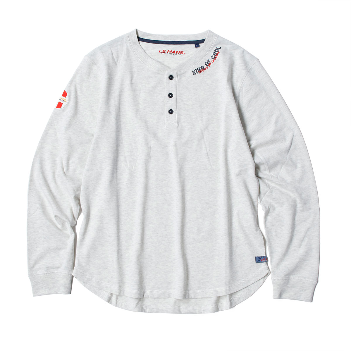 【楽天市場】スティーブマックイーン ロングスリーブ ル・マン 24H スティーブ・マックィーン HENLEY ロングスリーブ Tシャツ ...