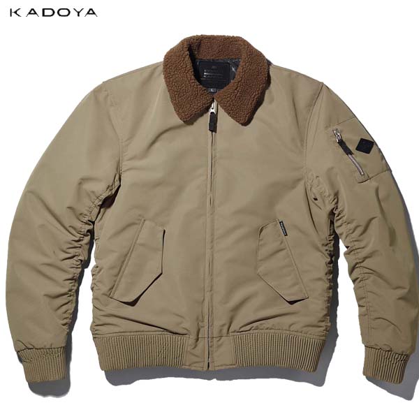 【楽天市場】カドヤ(KADOYA) K'S LEATHER (ケーズレザー) バイク用 ウィンタージャケット MAVERICK-CFT カーキ ...
