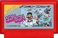 【楽天市場】FC ファミコンソフト カプコン ソンソン SONSONシューティングゲーム ファミリーコンピュータカセット 動作確認済み 本体 ...