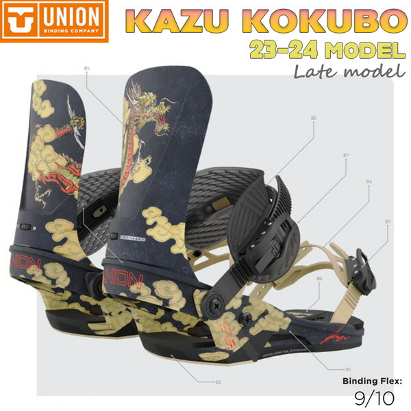【楽天市場】スノーボードビンディング 23-24LATE UNION ユニオン KAZU KOKUBO カズコクボ レイトモデル：MOVE