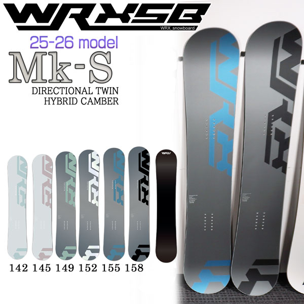 【楽天市場】【予約】 25-26 ダブルアールエックス マークエス WRX MK-S スノーボード 板 25-26-BO-WRX 142 ...