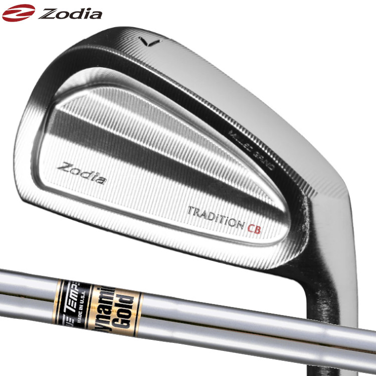 【楽天市場】Zodia TRADiTiON CB Iron ゾディア アイアン トゥルーテンパー Dynamic Gold （ダイナミック ...