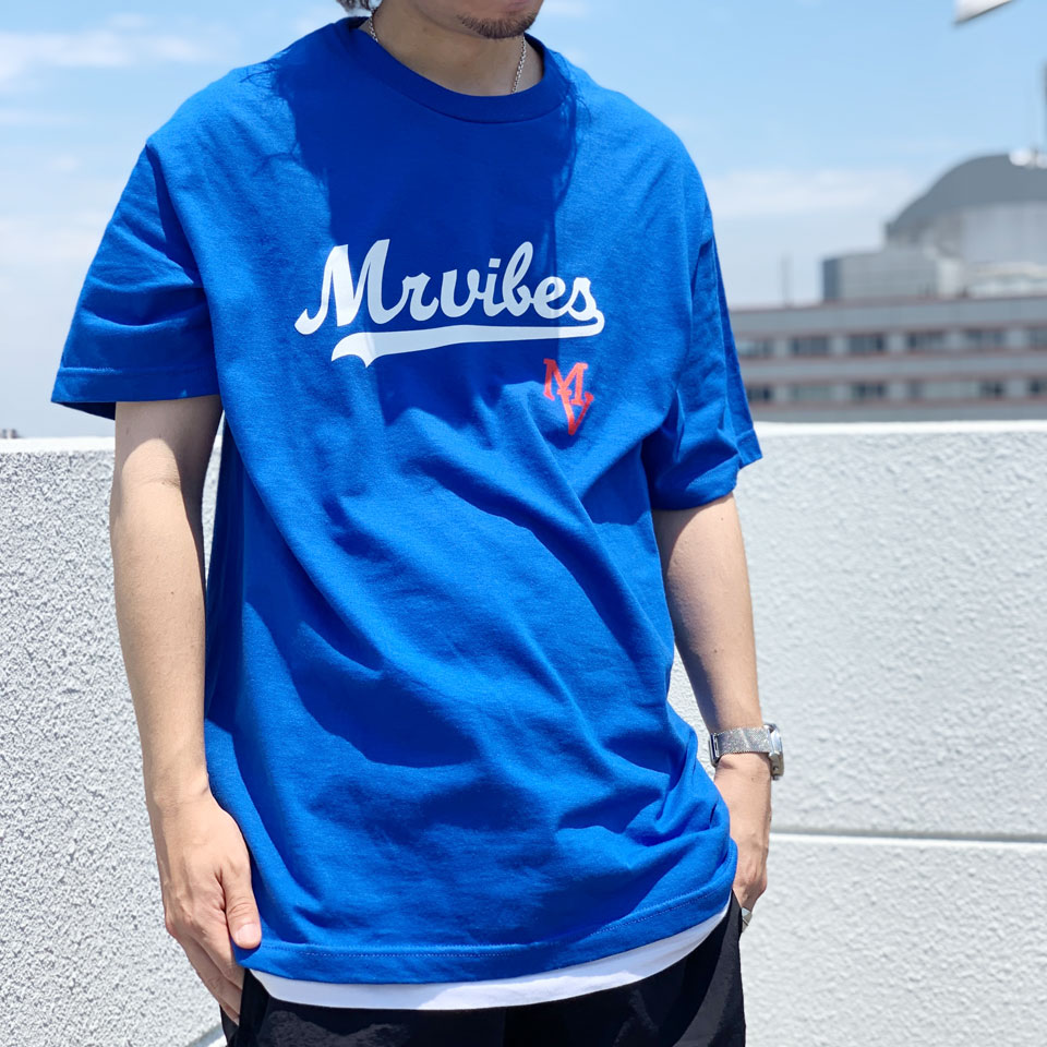 【楽天市場】MRV by Mr.vibes Tシャツ SCRIPT S/S Tee 半袖 オリジナル ロイヤル 青 BLUE：Mr.vibes web store