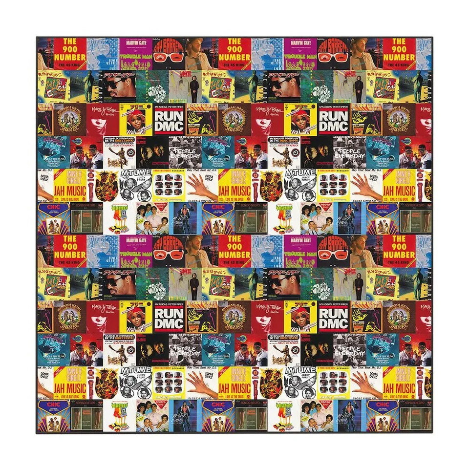 【楽天市場】ラップアタック RAP ATTACK バンダナ "Classic 45 Records" BANDANA -Directed by DJ Koco- 総柄 マルチカラー MULTI ...