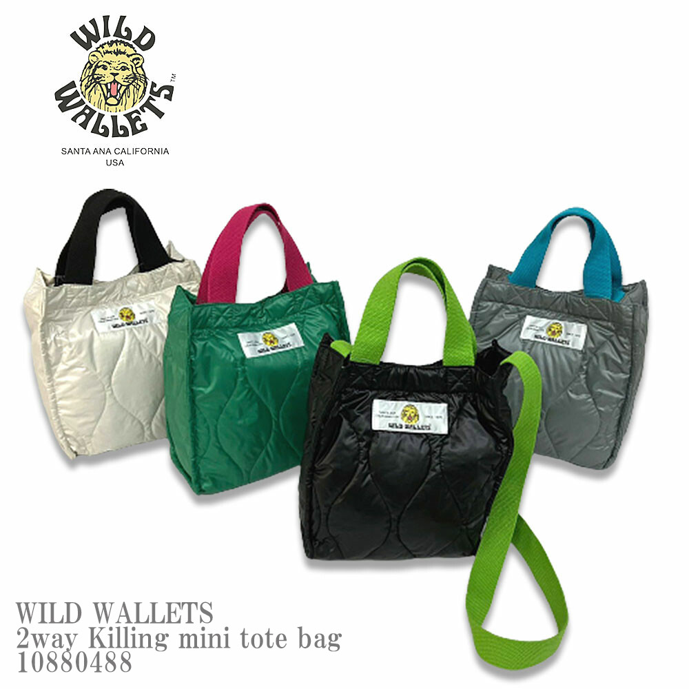 【楽天市場】WILD WALLETS ワイルドウォレット 2way Killing mini tote bag WW-009 キルティング ...