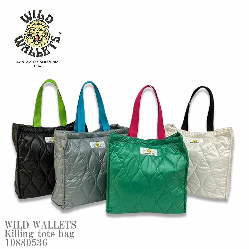 【楽天市場】WILD WALLETS ワイルドウォレット Killing tote bag WW-010 キルティング トートバッグ ワン ...