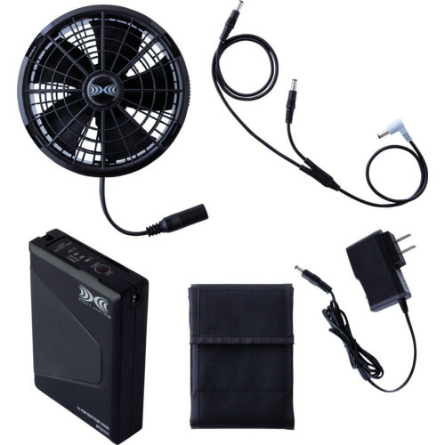 【楽天市場】空調服 空調服（R） スターターキット（25V）ブラック SK25011K90：TONTON楽天市場店