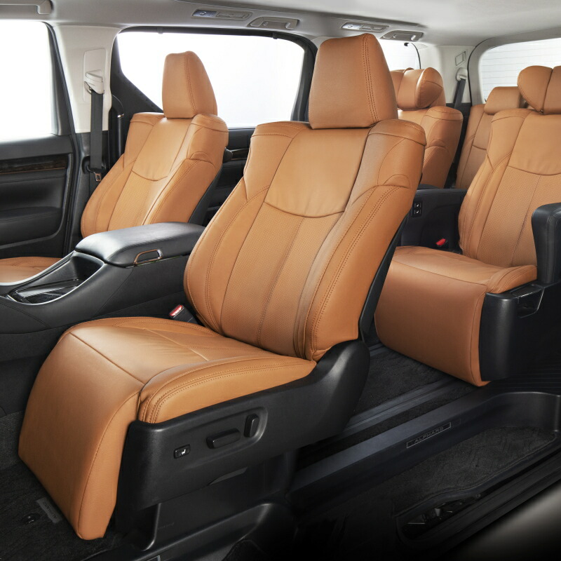 【楽天市場】アルファード[AGH30W / AGH35W][H30/1-]品番T353 ベレッツァ エグゼクティブシートカバー センターレザー・センターライン・1列目本革 初回取付破損保証付き ...