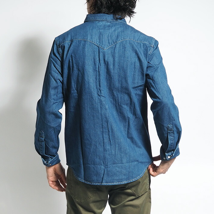 【楽天市場】LEVIS リーバイス デニムウエスタンシャツ (857450003/857450001) 長袖シャツ デニムシャツ メンズ ...