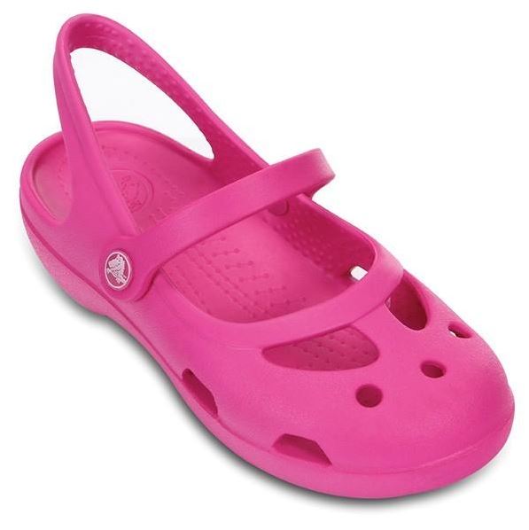 【楽天市場】クロックス シャイナ メリージェーン ガールズ crocs shayna mary jane girls ネオンマゼンタ：メンズ ...