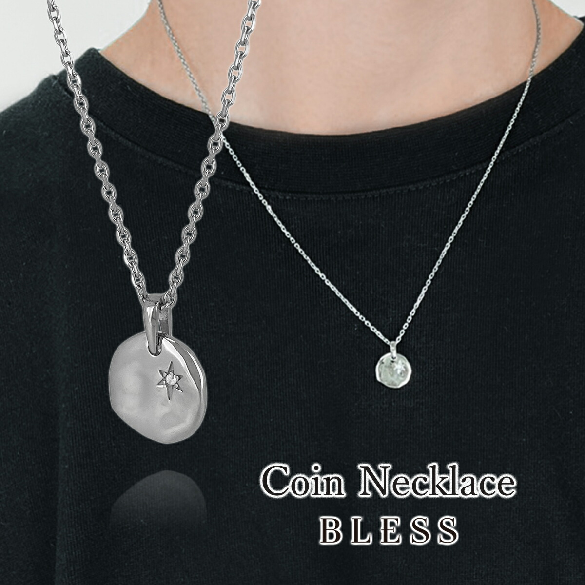 【楽天市場】【10倍ポイント！】コインネックレス【ステンレス ネックレス レディース メンズ BLESS ブレス】：BLESS楽天市場店