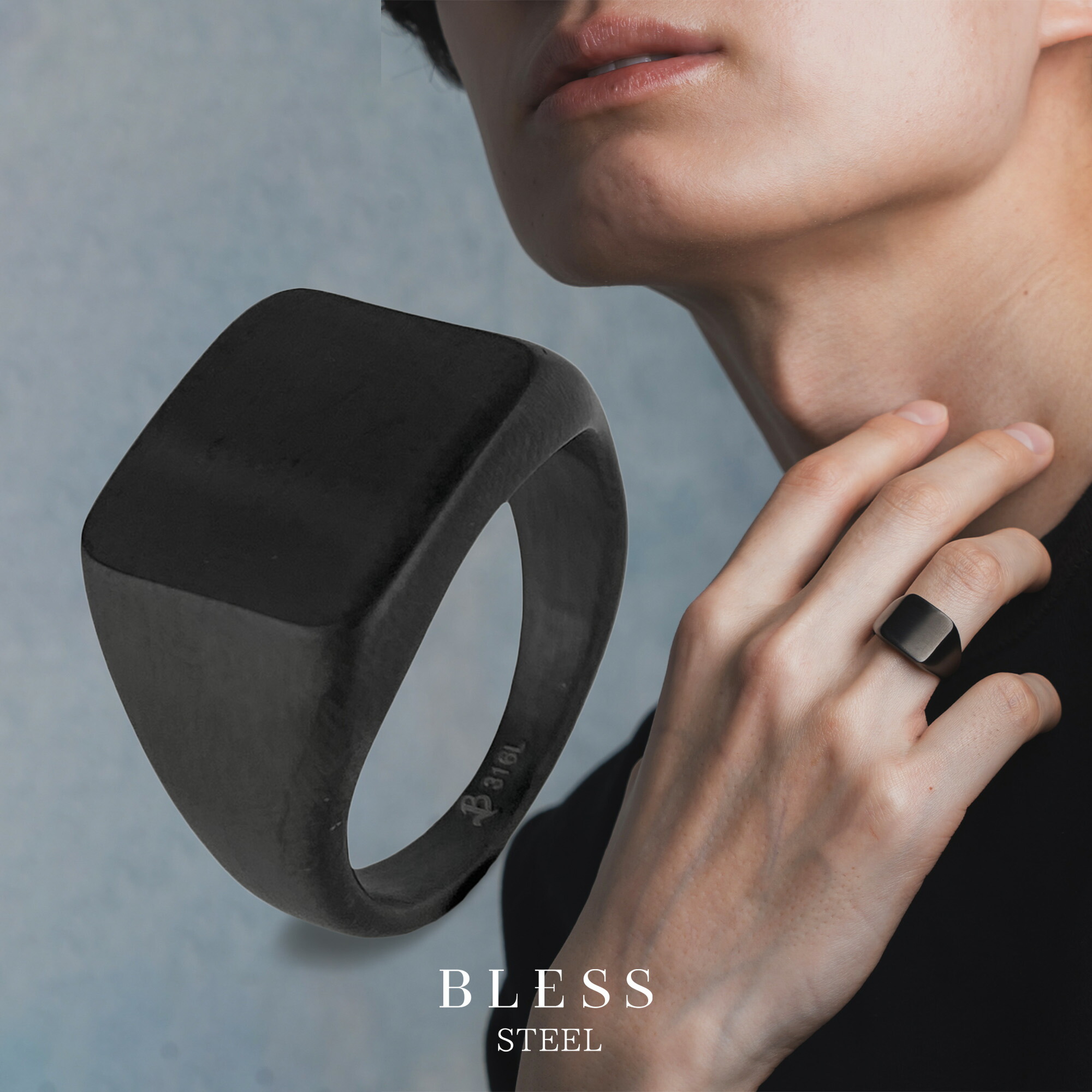 【楽天市場】シグネットリング【ステンレス リング メンズ BLESS ブレス】：BLESS楽天市場店