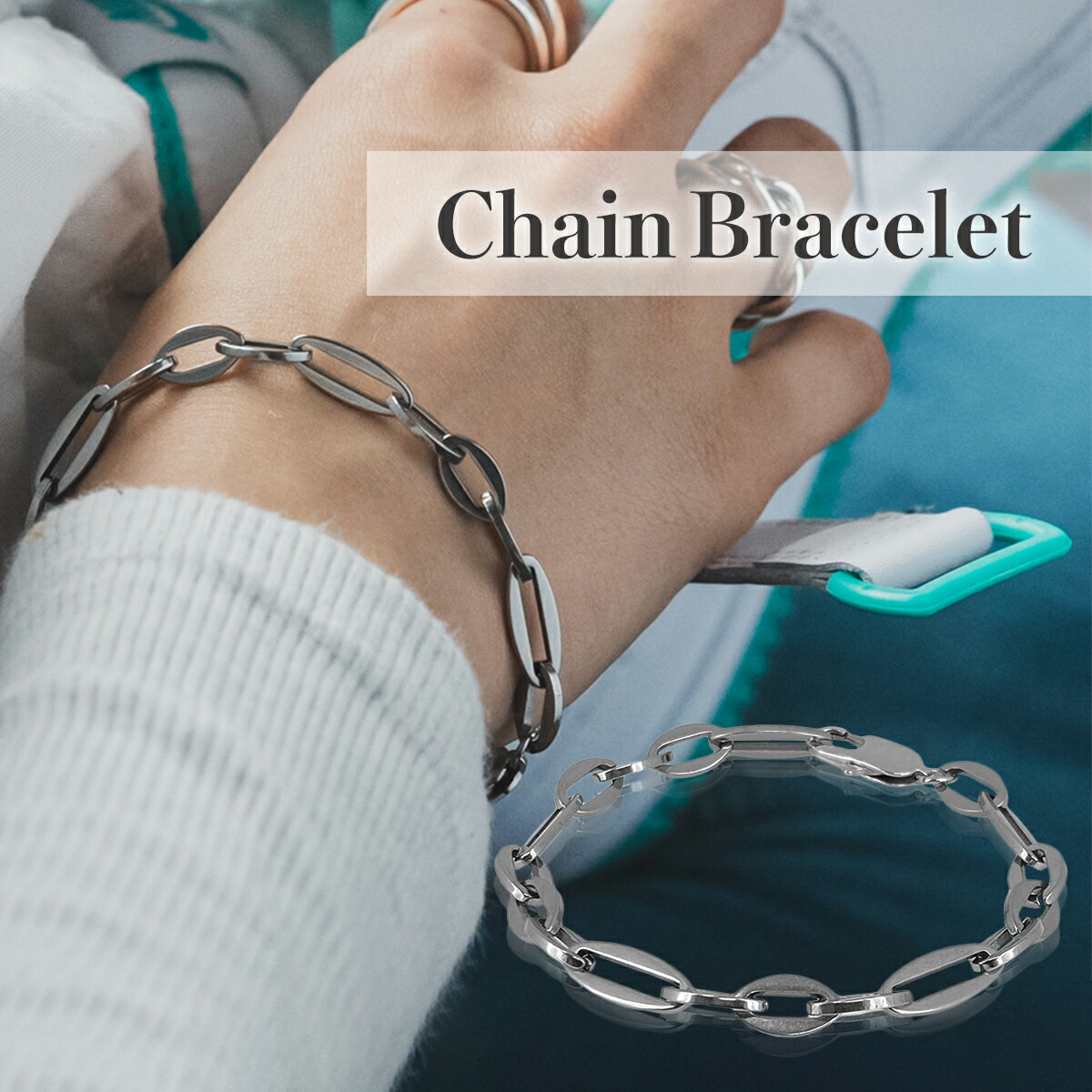 【楽天市場】【クーポン10%OFF】チェーンブレスレット(L)【ステンレス ブレスレット メンズ レディース BLESS ブレス】：BLESS楽天市場店