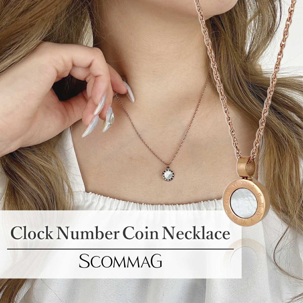 【楽天市場】【限定商品】クロックナンバーコインネックレス【ステンレス リング レディース ペア SCOMMAG エスカマジー】：BLESS楽天市場店