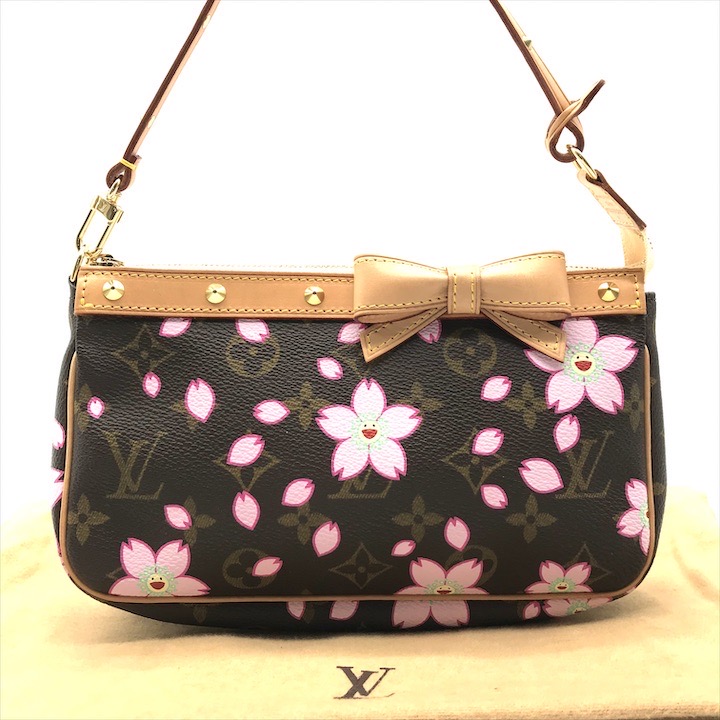 【楽天市場】【中古】展示品 LOUIS VUITTON ルイヴィトン モノグラム チェリー ブロッサム アクセソワール ワンショルダー ポーチ ...