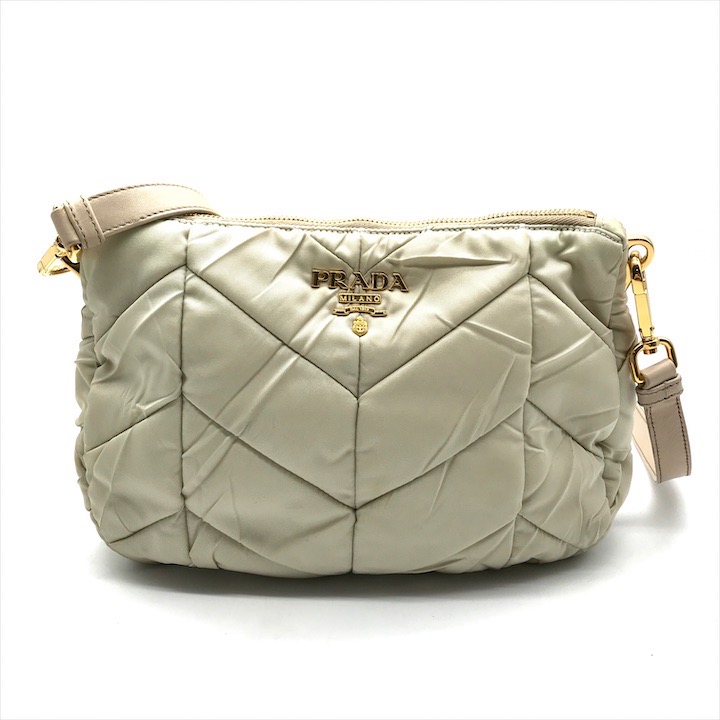 【楽天市場】【中古】良品 PRADA プラダ ナイロン 2WAY ショルダー バッグ ポーチ レディース ベージュ系 k2036：BEGINSELL