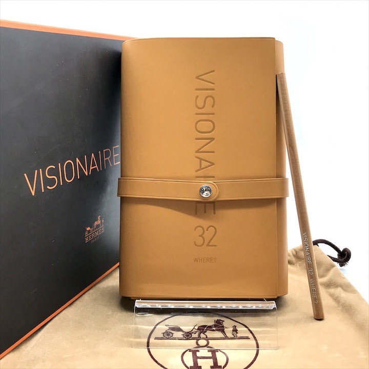 【楽天市場】【中古】超美品 HERMES エルメス ヴィジョネア32 ポストカード シャーモニー カードカバー ブラウン レザー k2314 ...