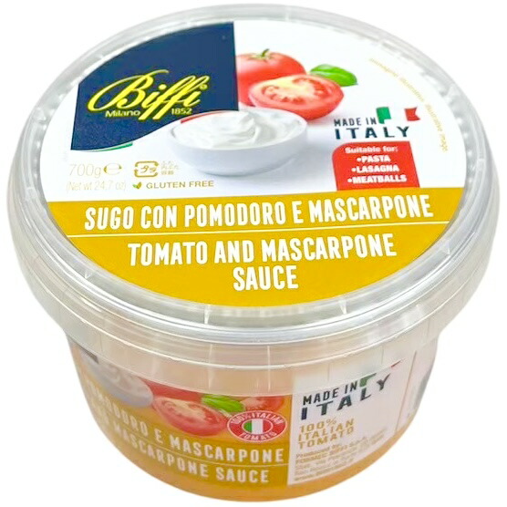 【楽天市場】【大容量700g入り】BIFFI ビッフィ トマト＆マスカルポーネチーズ パスタソース TOMATO & MASCARPONE SAUCE チーズ トマトクリーム Costco ...