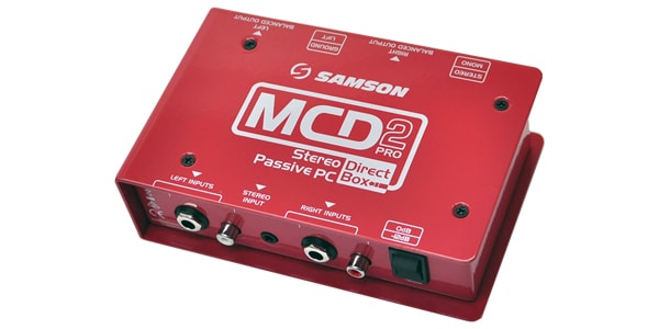【楽天市場】SAMSON（サムソン） ダイレクトボックス(DI) MCD2 Pro PC用DI：迅速配送の楽器機材本舗