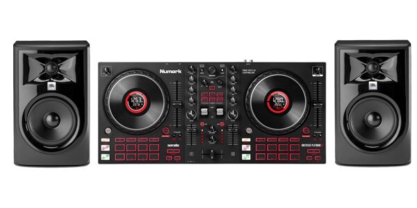 【楽天市場】NUMARK（ヌマーク） PCDJコントローラーセット MIXTRACK PLATINUM FX スピーカーセット：迅速配送の楽器機材本舗