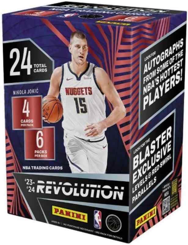 【楽天市場】2023-24 Panini Revolution Basketball 6-Pack Blaster Box - パニーニ ...