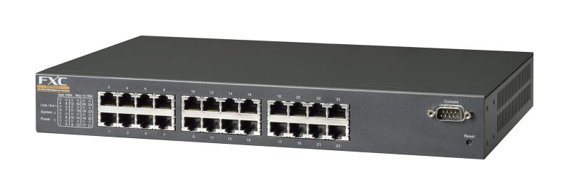 【楽天市場】FXC 24ポート 10/100/1000Mbps スマート機能付スイッチ ES1024V3：MT inc楽天市場店