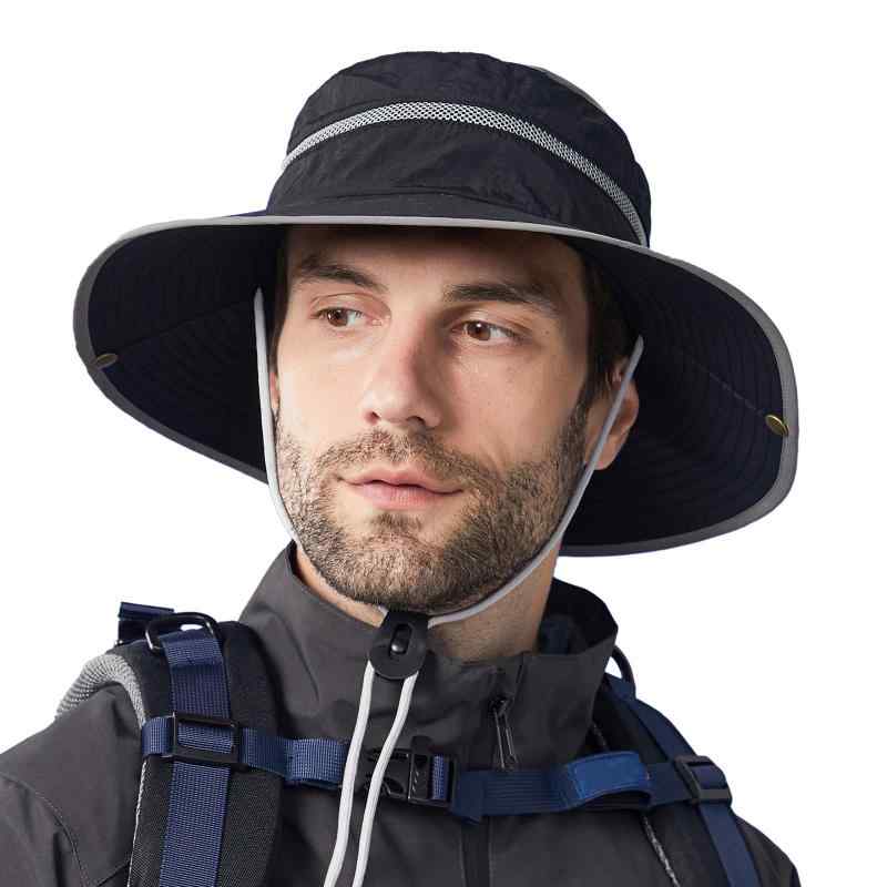 【楽天市場】[HASOME] サファリハット メンズ 帽子 【メッシュ通気構造・撥水速乾・折りたためる】 サイズ調整可能 あご紐付き UVカット 軽量 紫外線対策 トレッキング/登山 ...