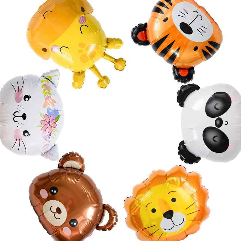 【楽天市場】3D かわいい動物バルーン 6枚セット 大きなフィルム風船 ホイルバルーン 誕生日パーティーデコレーションキット ベビーシャワー ...