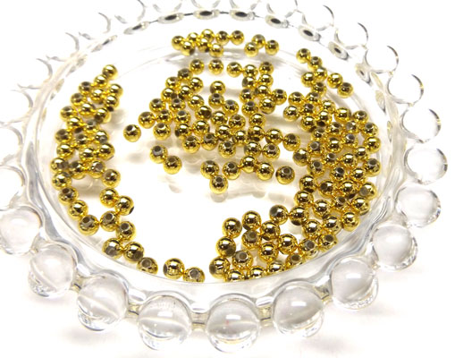 【楽天市場】Gold 3.5mm 150個 [bea-292]：mufmuf